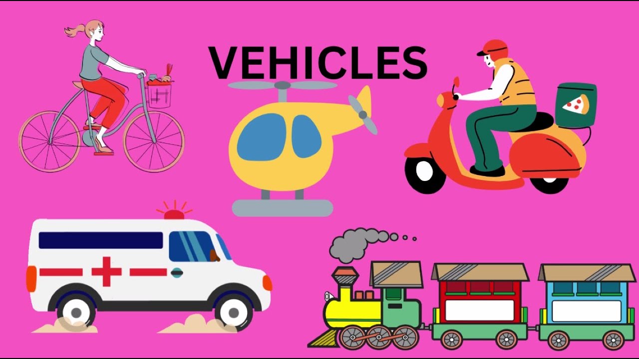 Learn Vehicles for Kids | #kidznbudz - YouTube