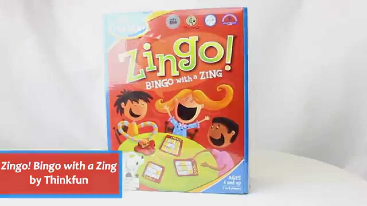 Zingo! Bingo with a Zing by Thinkfun BI7700 - YouTube