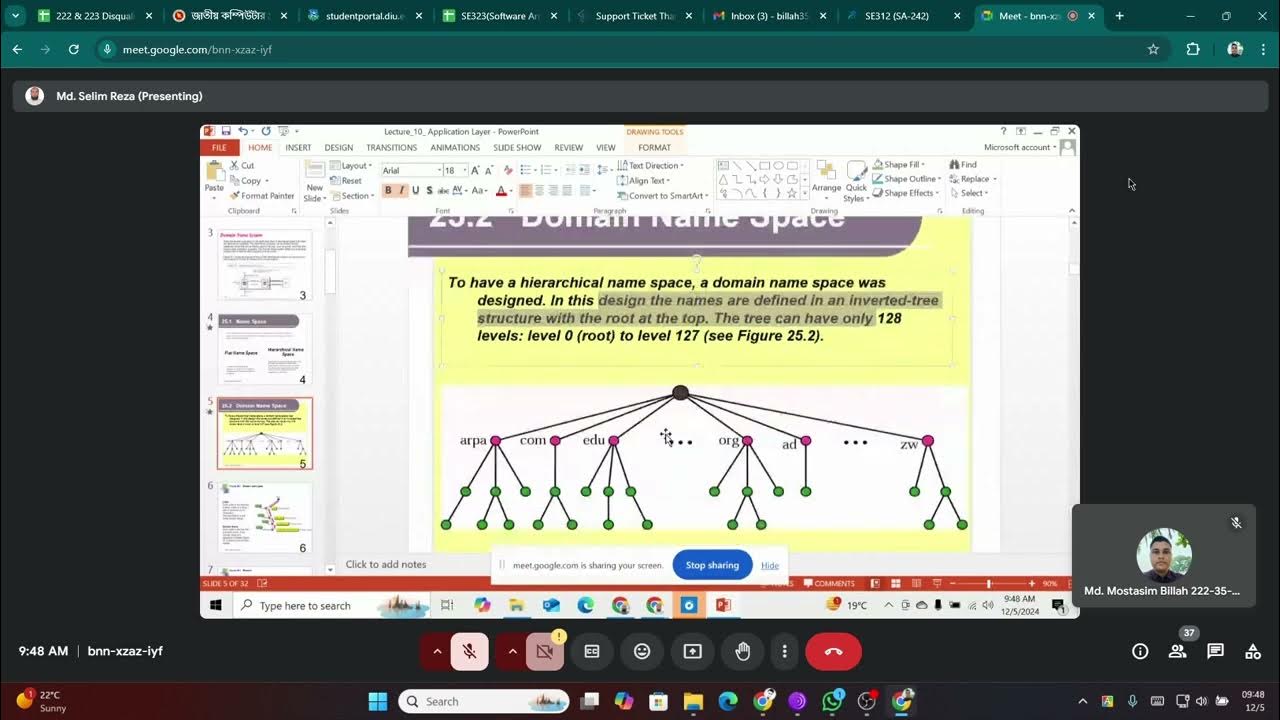 Application Layer - Data Communication & Computer Networking (SE225) || 05-12-2024 Thrusday ...