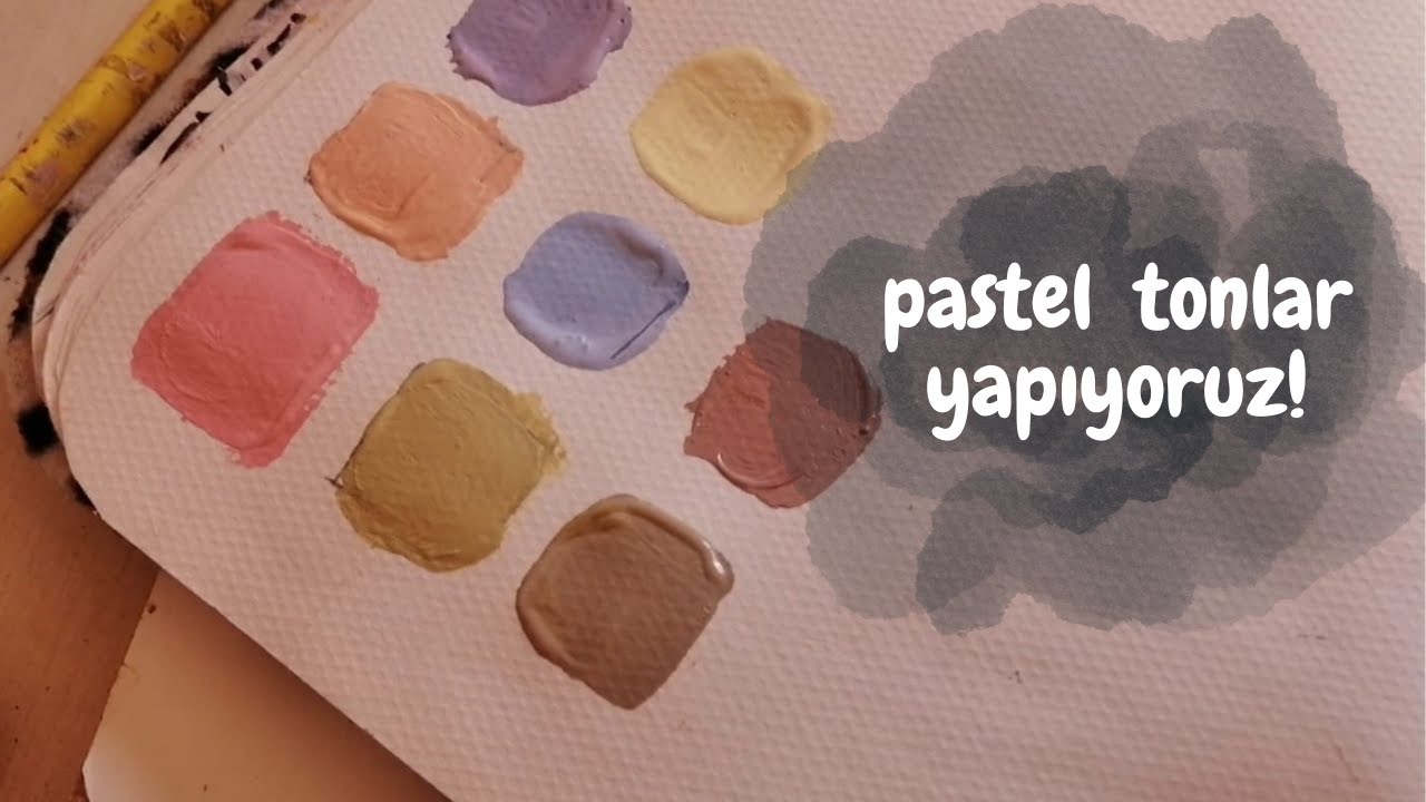 Sadece ana renkleri kullanarak nasıl pastel tonlar elde edilir ...