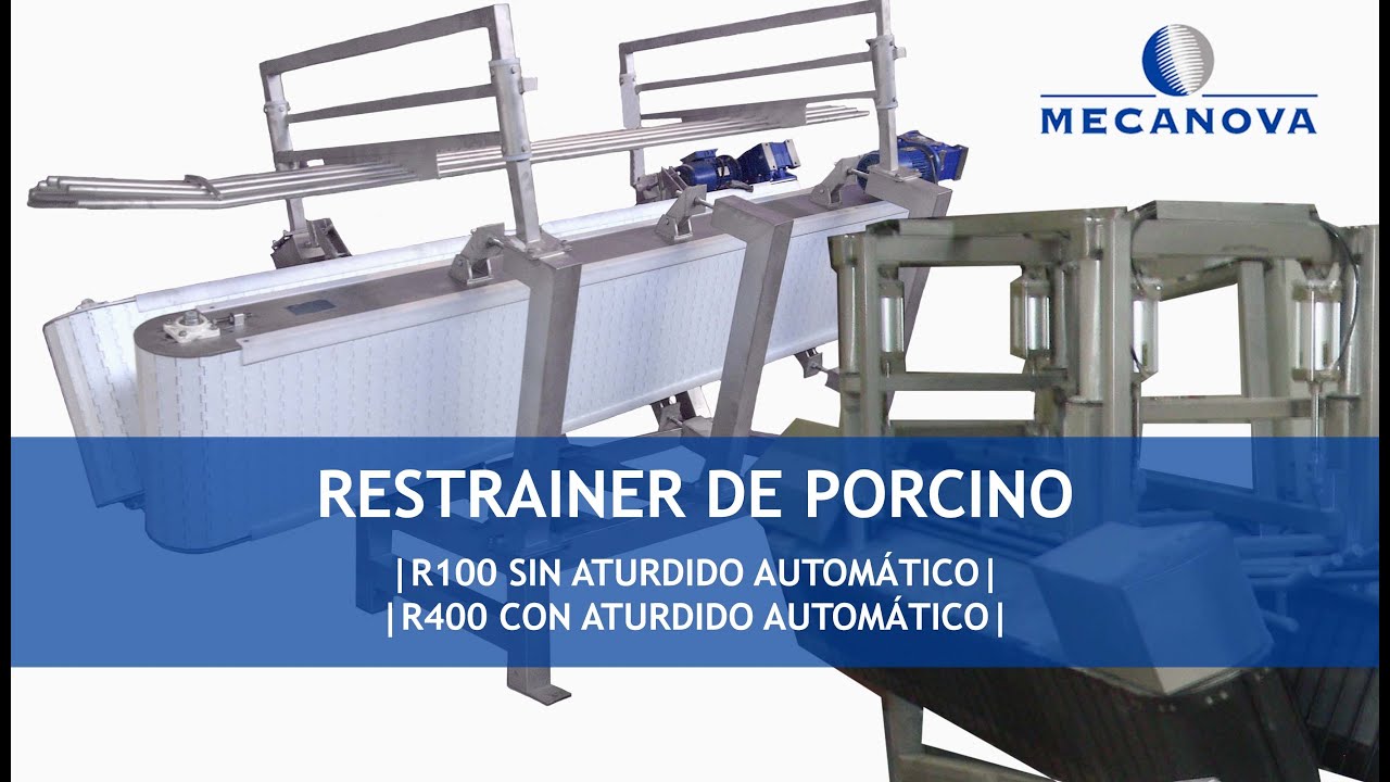 Restrainer de Porcino | Mecanova - YouTube