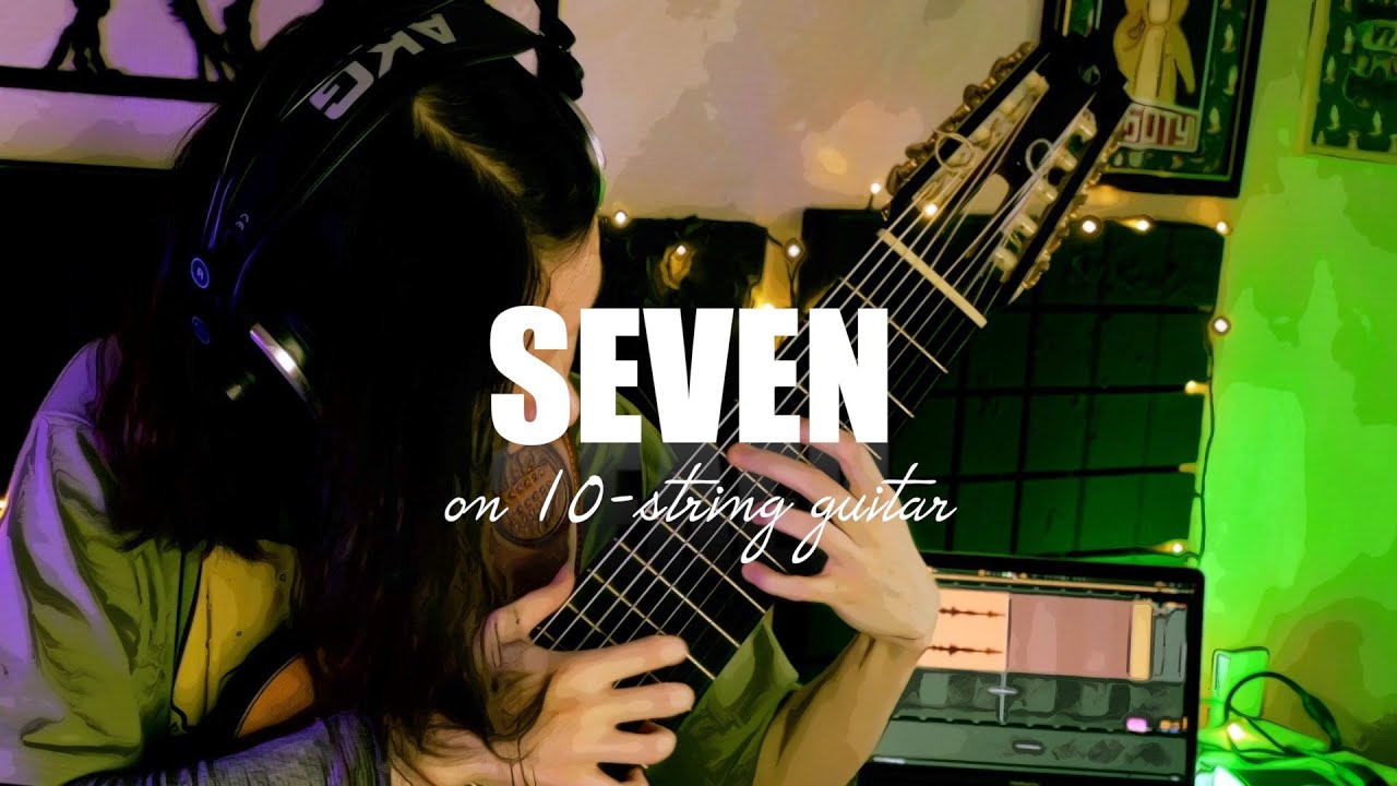 SEVEN - 10-string guitar cover (Jung Kook) 'Seven - YouTube