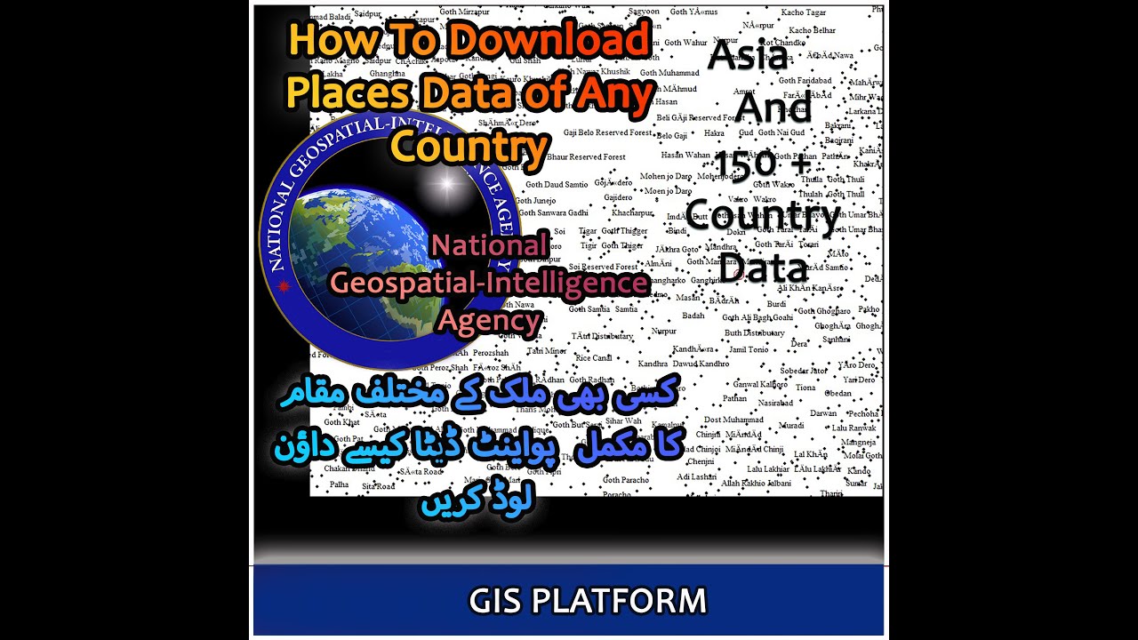 How to Download Any Country Complete Places Data From NGA - YouTube