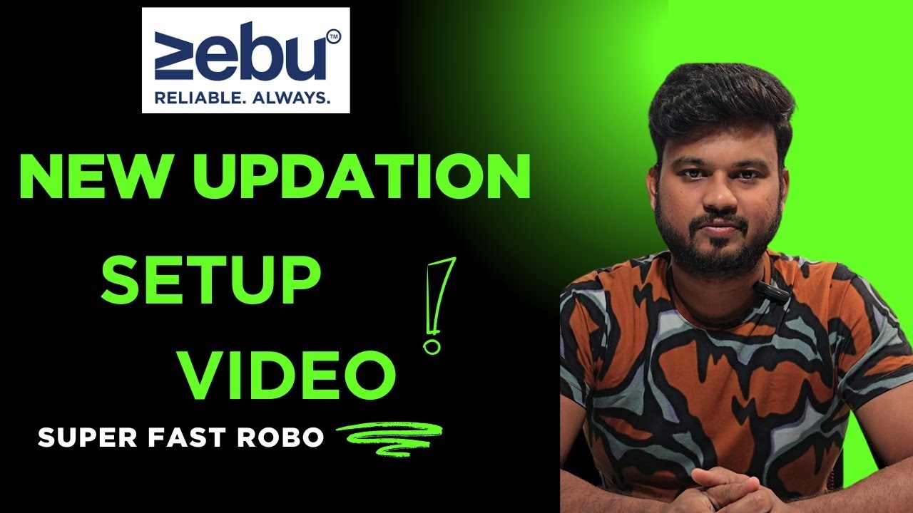 ZEBU API Updation | New Robo Setup Tutorial - YouTube
