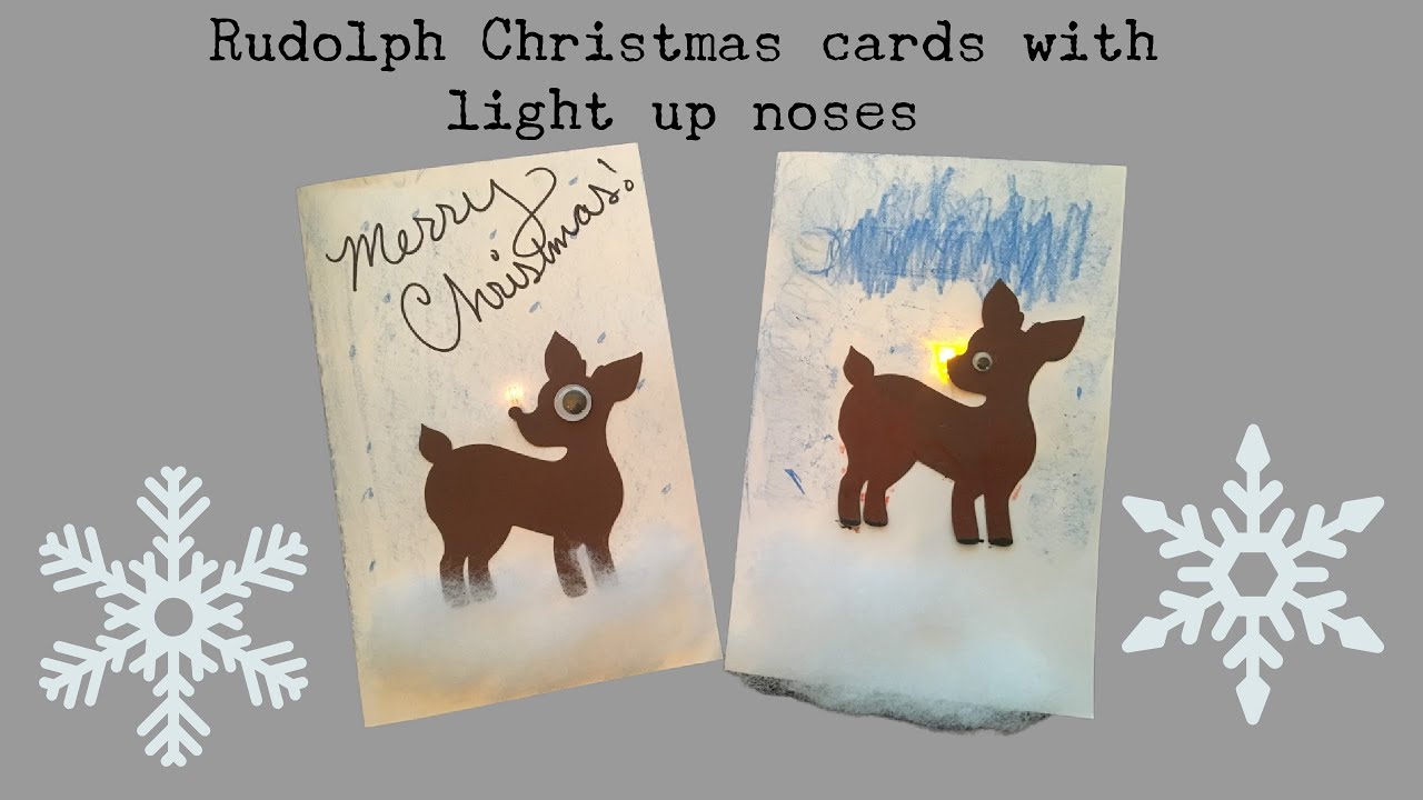 DIY Rudolph STEM cards with 4-H - YouTube