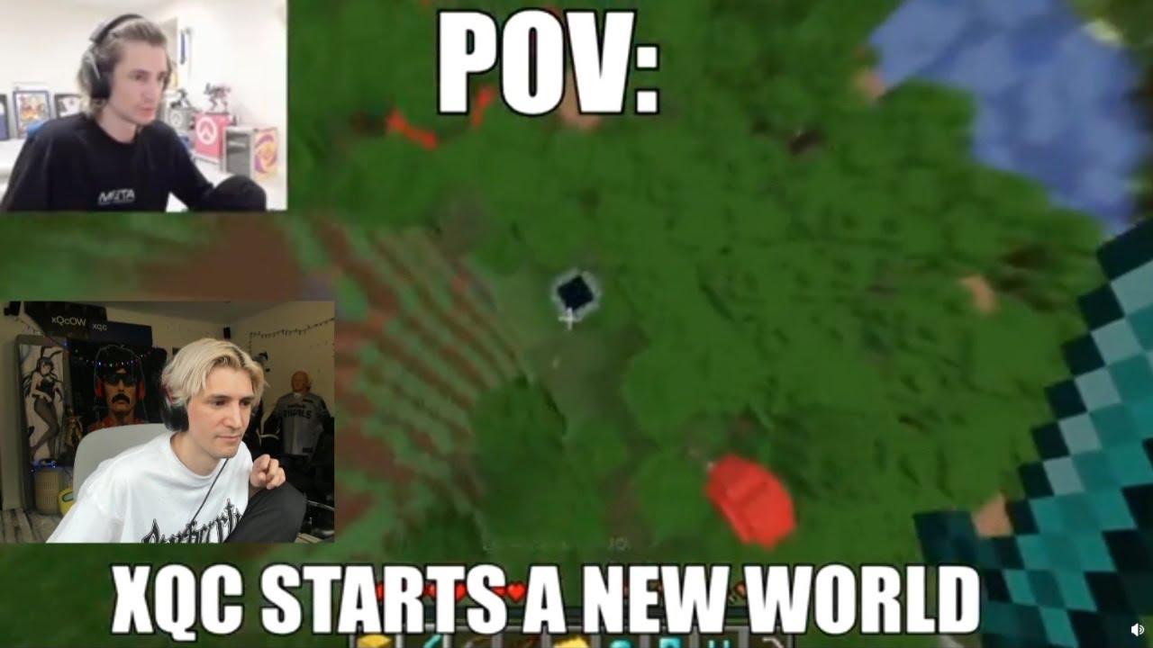xQc reacts to "POV: xQc starts a New Seed" - YouTube