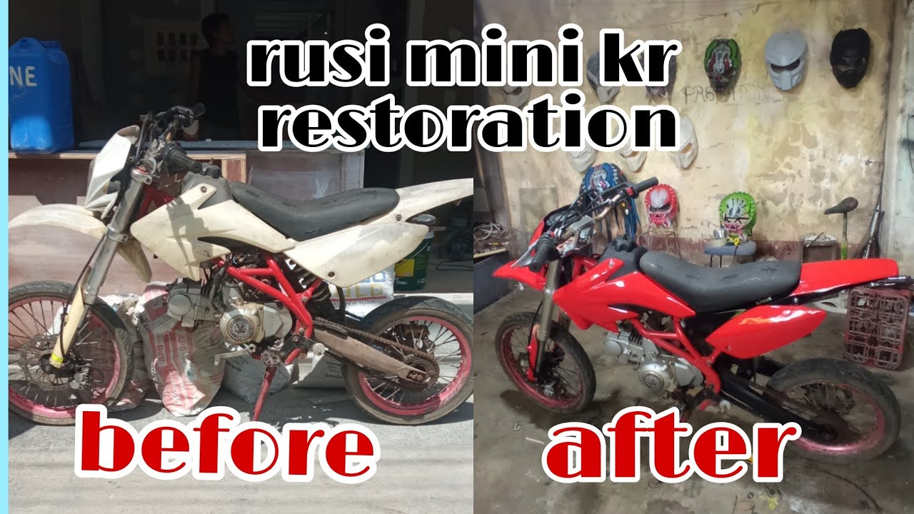 rusi mini kr 100 restoration - YouTube