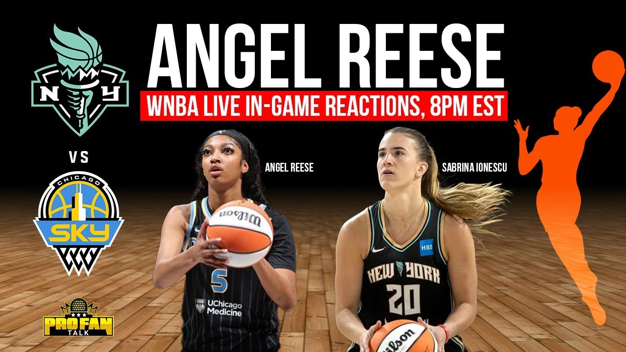 WNBA - New York Liberty v Chicago Sky - Live Reactions 8PM - YouTube