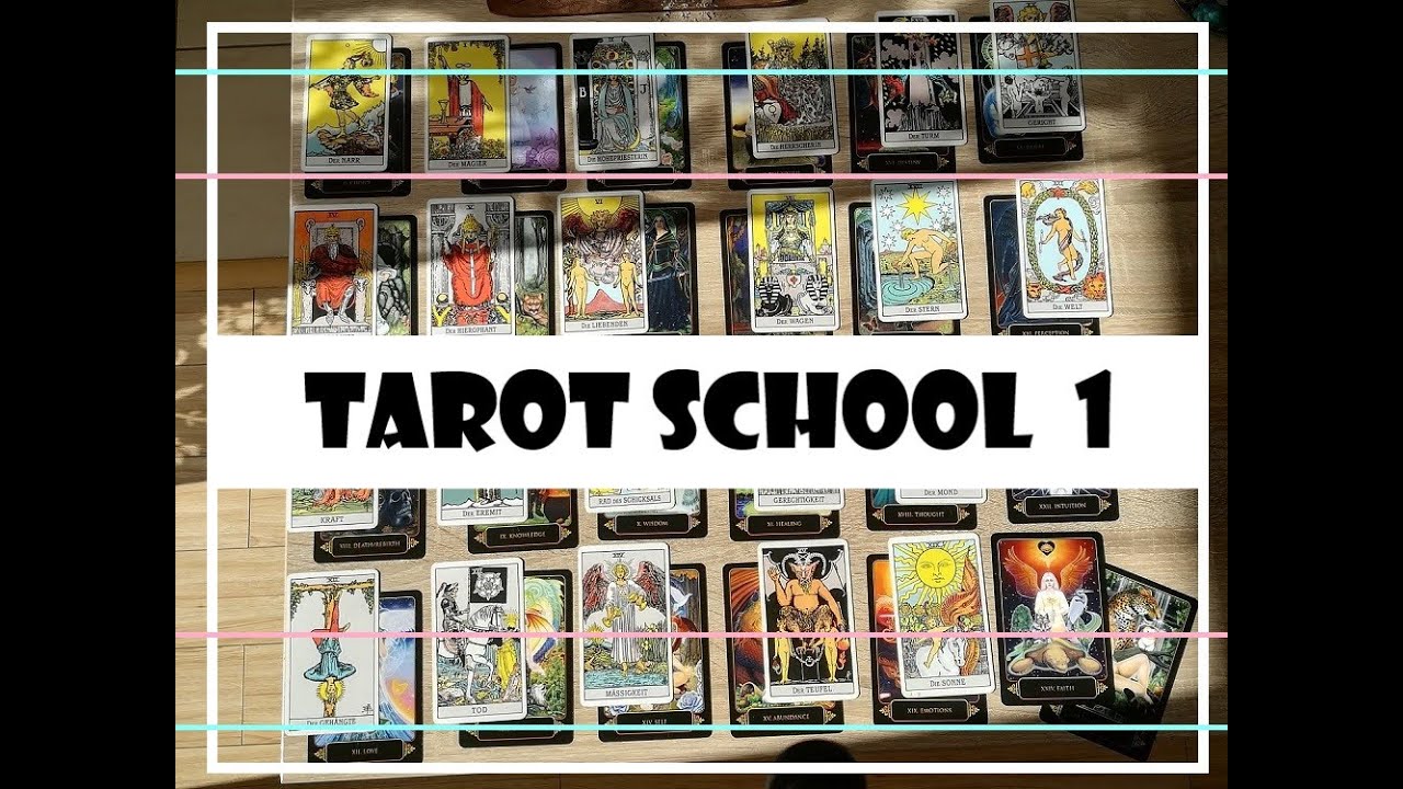 Tarot School 1) A 9-Cards Spread Using the Romantic Tarot - YouTube