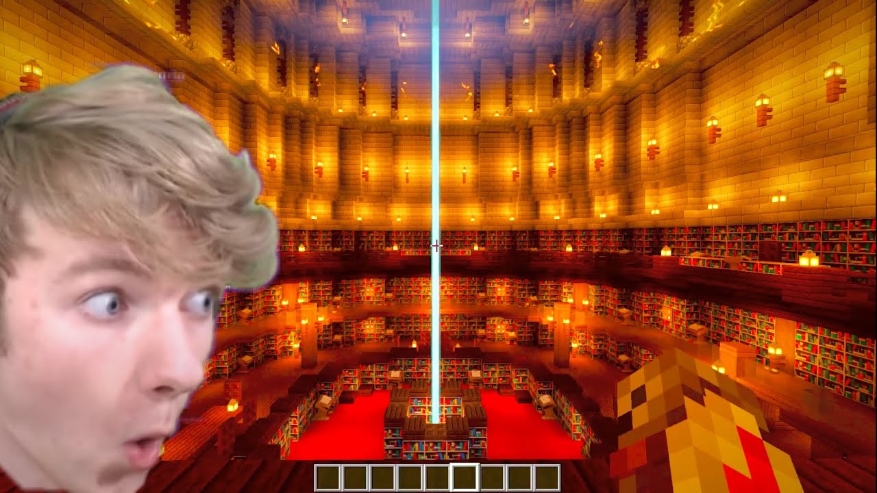 minecraft circular library - YouTube