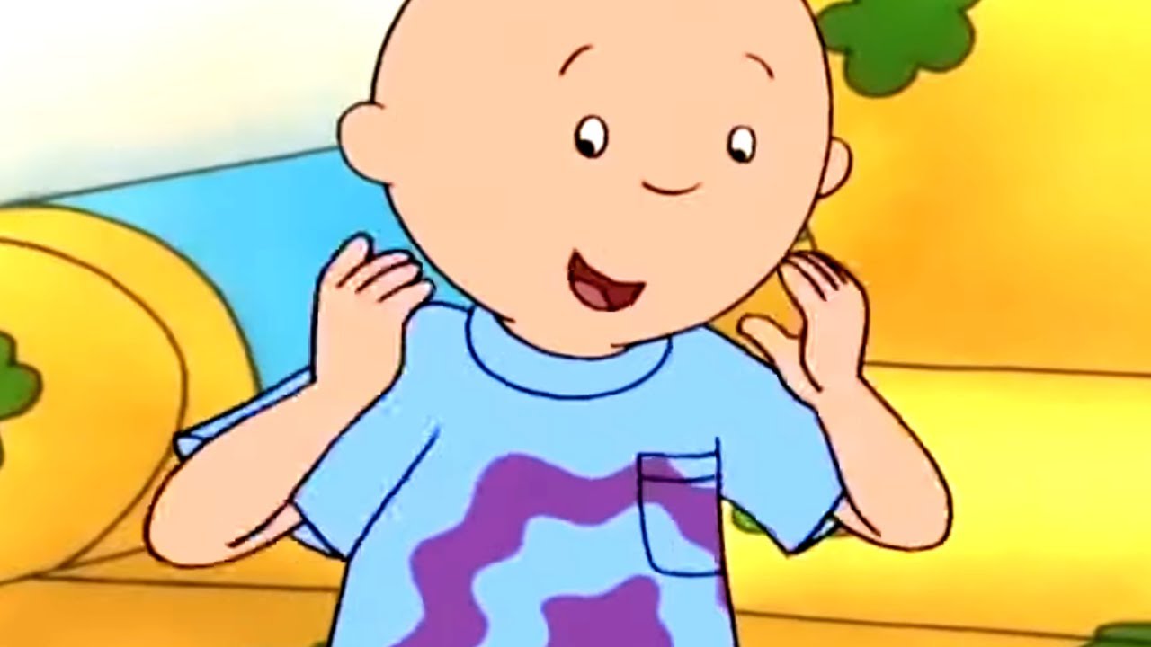 Caillou's Tie-Dye T-Shirt | Caillou Cartoon - YouTube