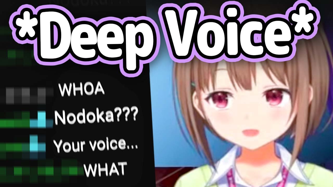 Nodoka Switches To Her Deep Voice And Sounds Like A Different Person ...