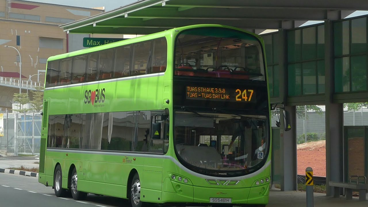 SBS Transit Bus Service 247, SG5460K (Full Trip) - YouTube