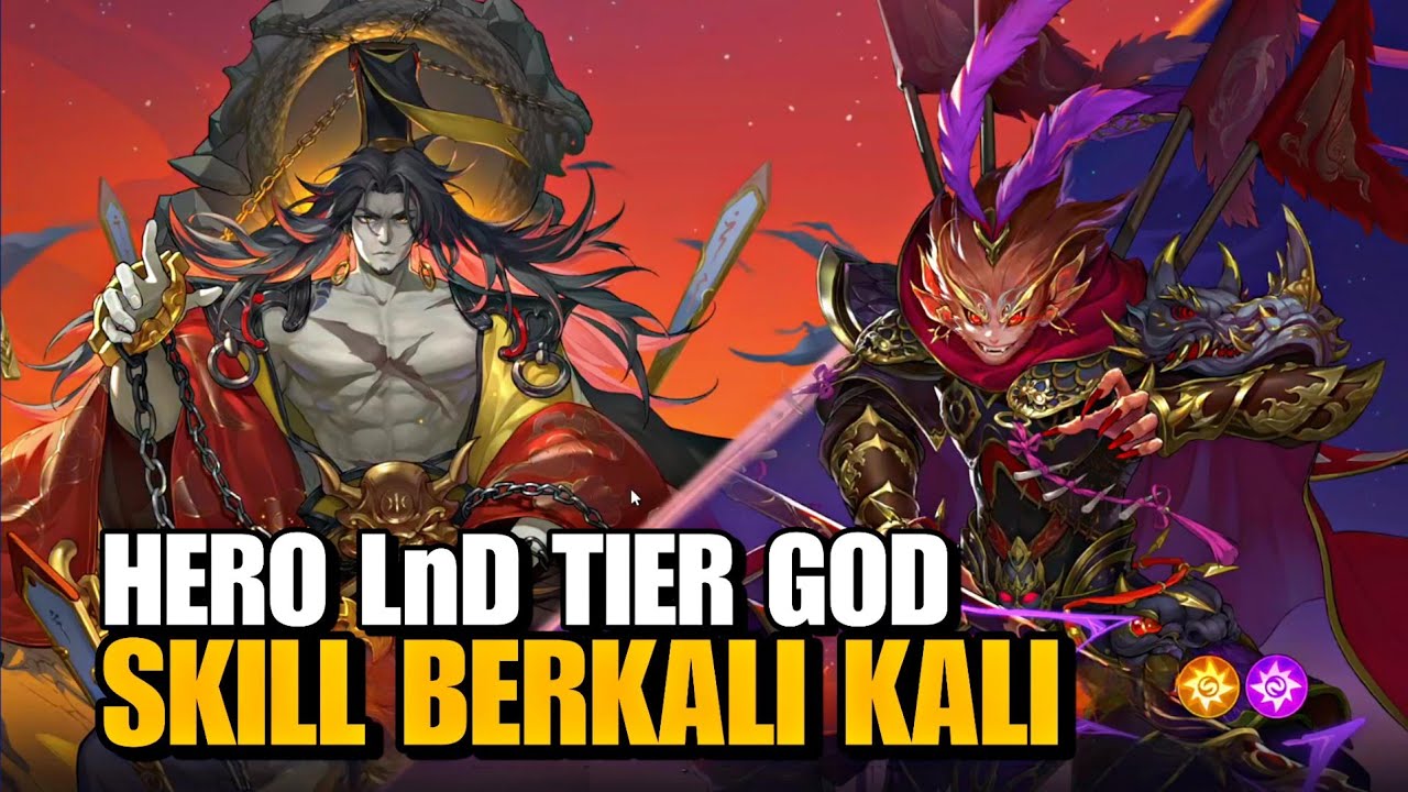 WUKONG HITAM BISA SKILL BERKALI KALI! 2 HERO LnD TIER TERTINGGI ...