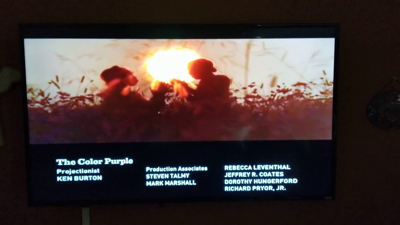 The Color Purple (1985) generic end credits Logo TV - YouTube