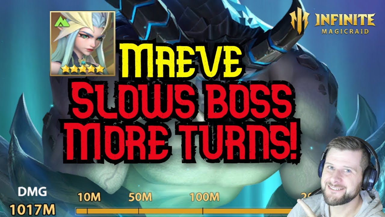 Infinite Magicraid Guild Boss Maeve Reducing Speed?? Wow - YouTube