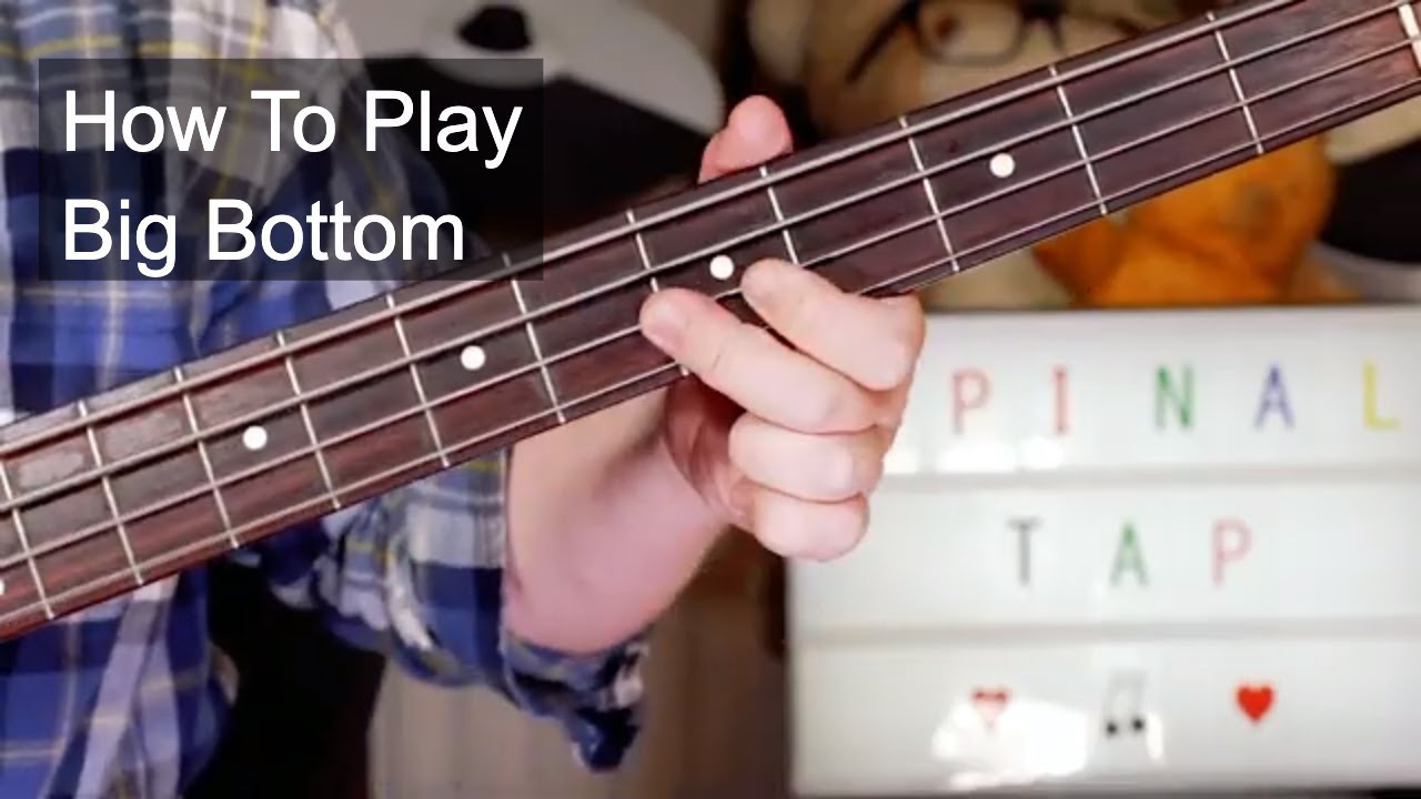'Big Bottom' Spinal Tap Bass Guitar Lesson - YouTube