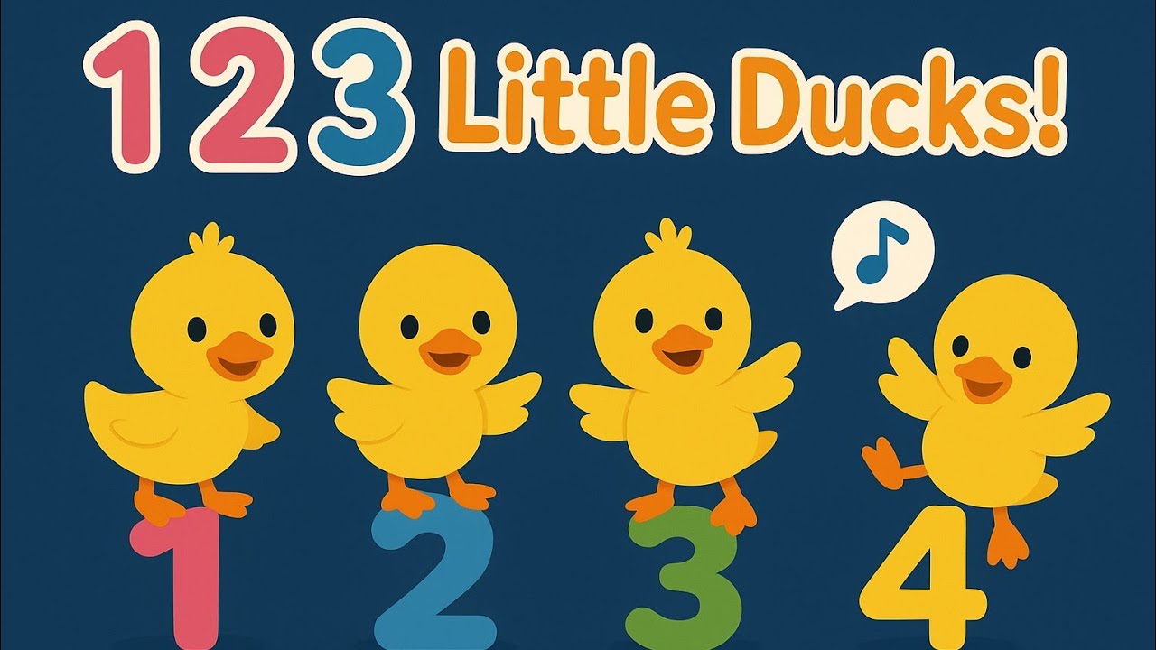 Counting Duck Song – Learn Numbers 1 to 10 Cute Kids Song Do Do Do ...