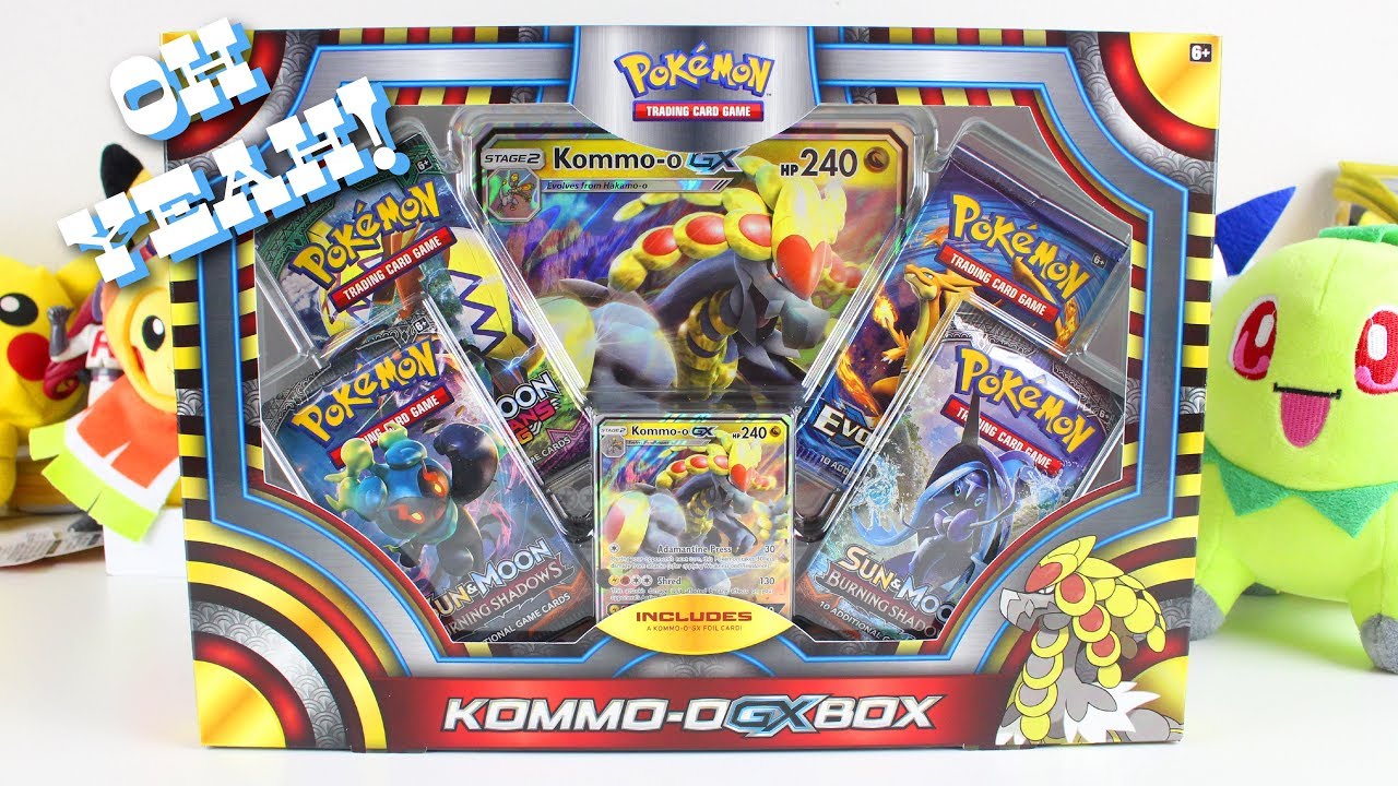 KOMMO-O GX BOX!! ALL NEW!! | Pokemon Cards - YouTube