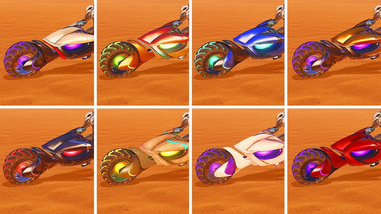Metroid Prime 4 Beyond (Switch 2) - All Vi-O-La Bike Skins - YouTube