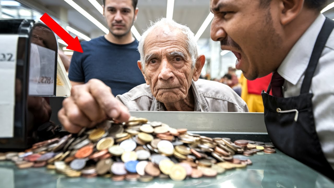 Rude Cashier Insults Veteran For Paying with coins, Unaware The ...