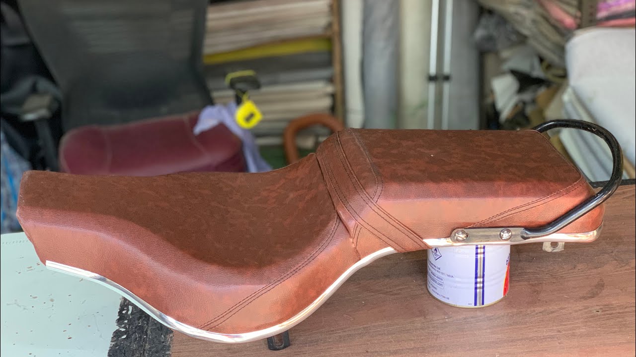 Bullet special seat Modified | Royal Enfield Classic seat modification ...