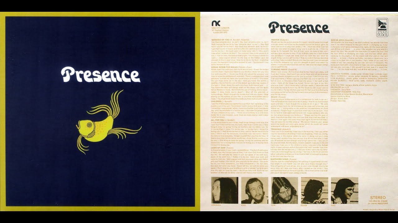 Presence, 1976 S/T LP: A5 Laws Of God - YouTube