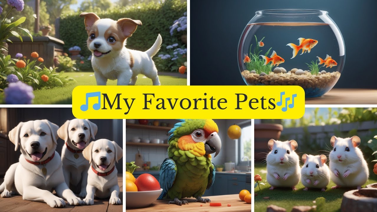 🐶My Favorite Pets🐱🐰 | Fun and Silly Animal Friends - YouTube Music