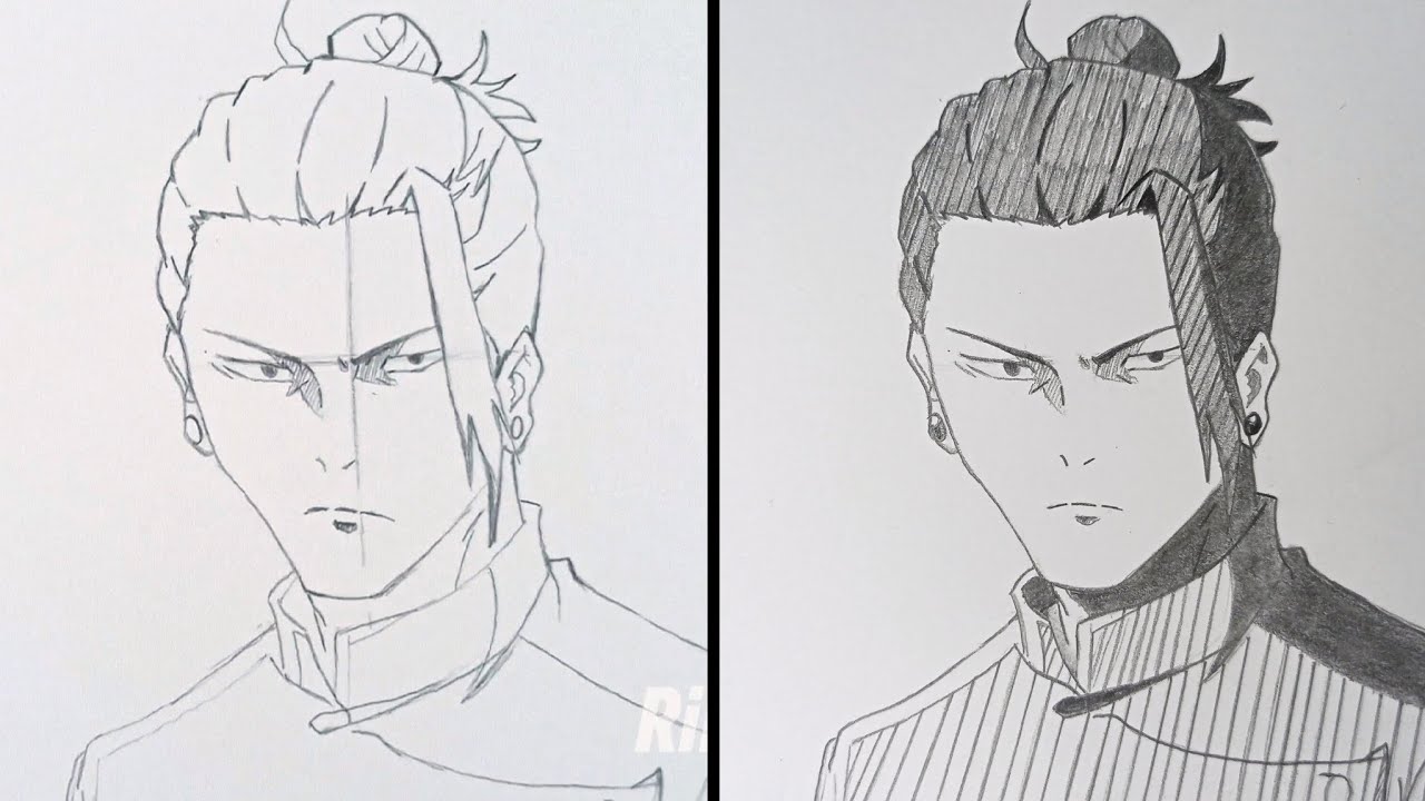 Cara Menggambar Geto Suguru S2 Anime Jujutsu Kaisen - YouTube