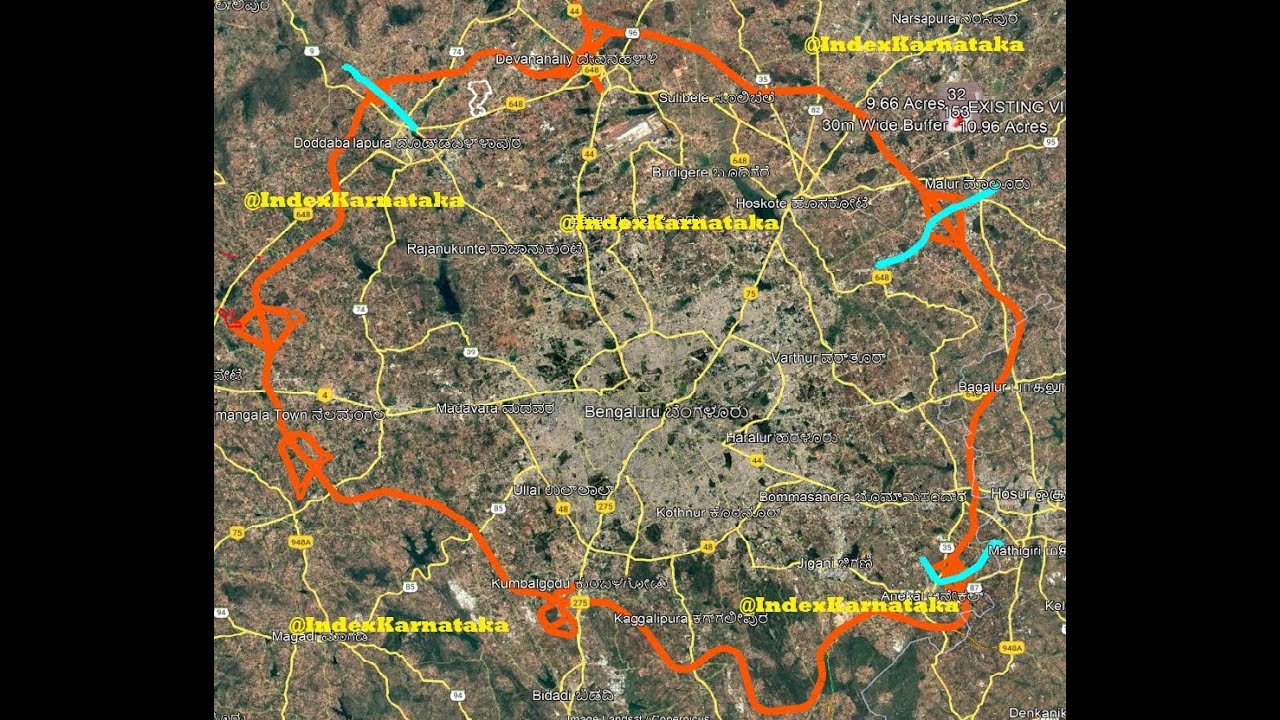 Bengaluru Circular Railway Line Project || Future Bengaluru || STRR of ...