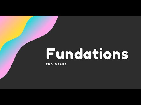 2nd Grade Fundations lesson day 1 - YouTube