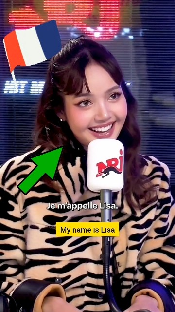 Lisa's french accent is really cute 🥹💖 #lisa #lalisa #blackpink #nrj # ...