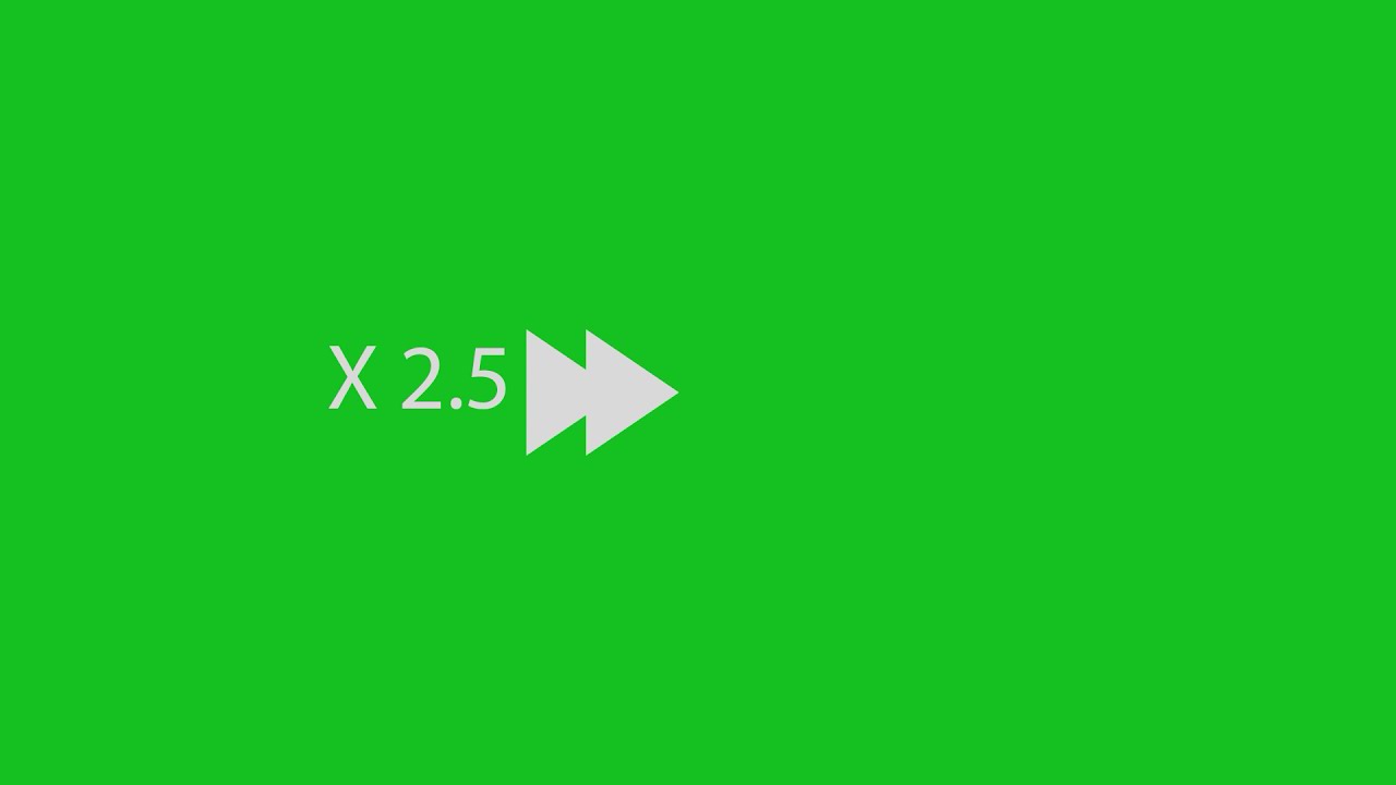 green screen speed x2.5 - YouTube