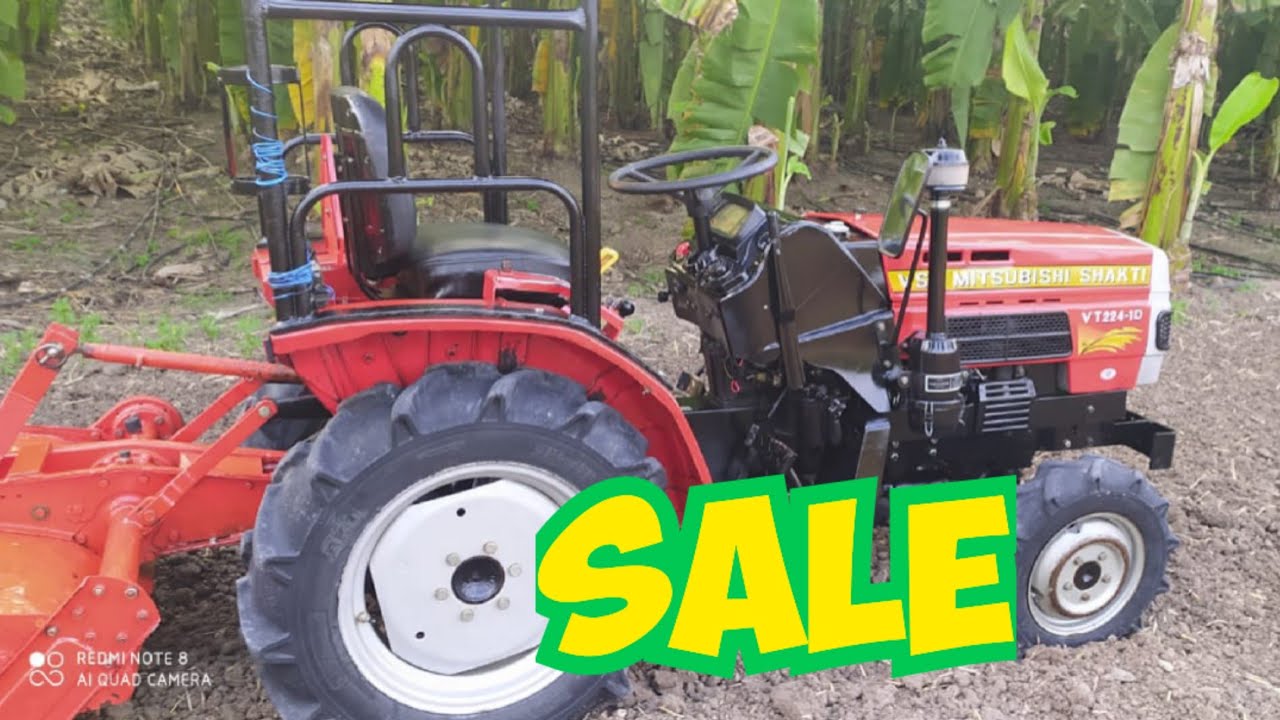 VST MITSUBISHI SHAKTI Mini Tractor For Sale 2018 Model - YouTube