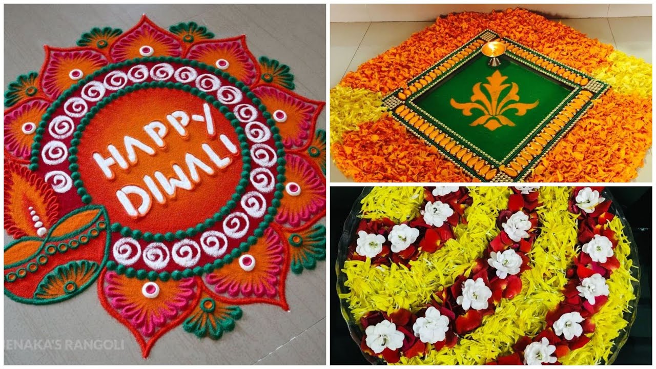 Dussehra Special Rangoli Designs | Dussehra 2020 Rangoli | Attractive ...