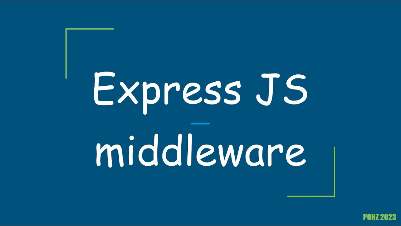 Express JS Middleware YouTube express-js-middleware-youtube