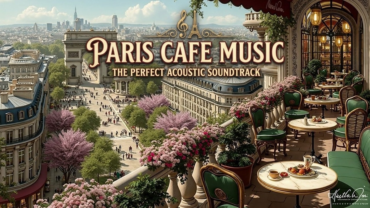 French Cafe Music & Parisian Jazz 🎷 Relaxing Background Sounds ...