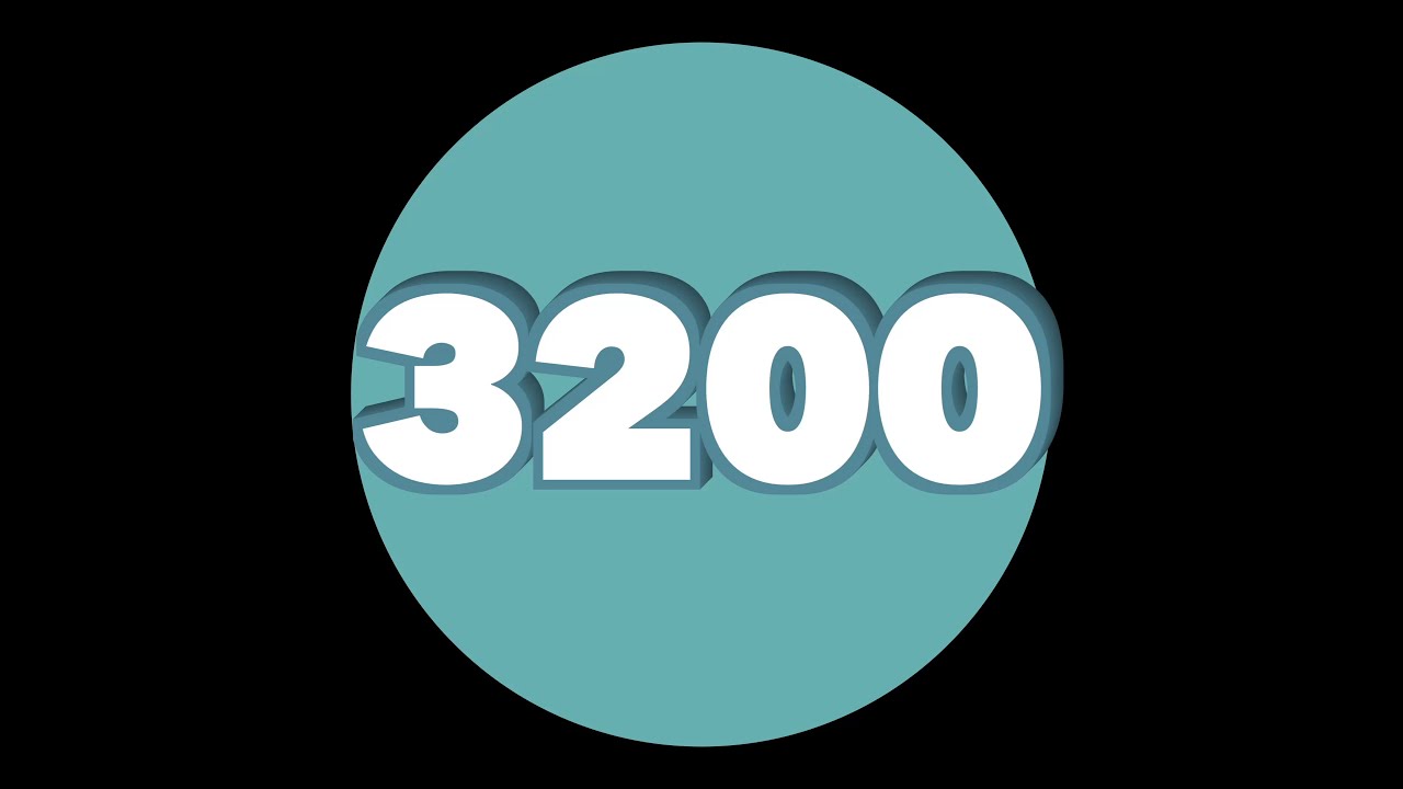 3200 Second Timer - YouTube
