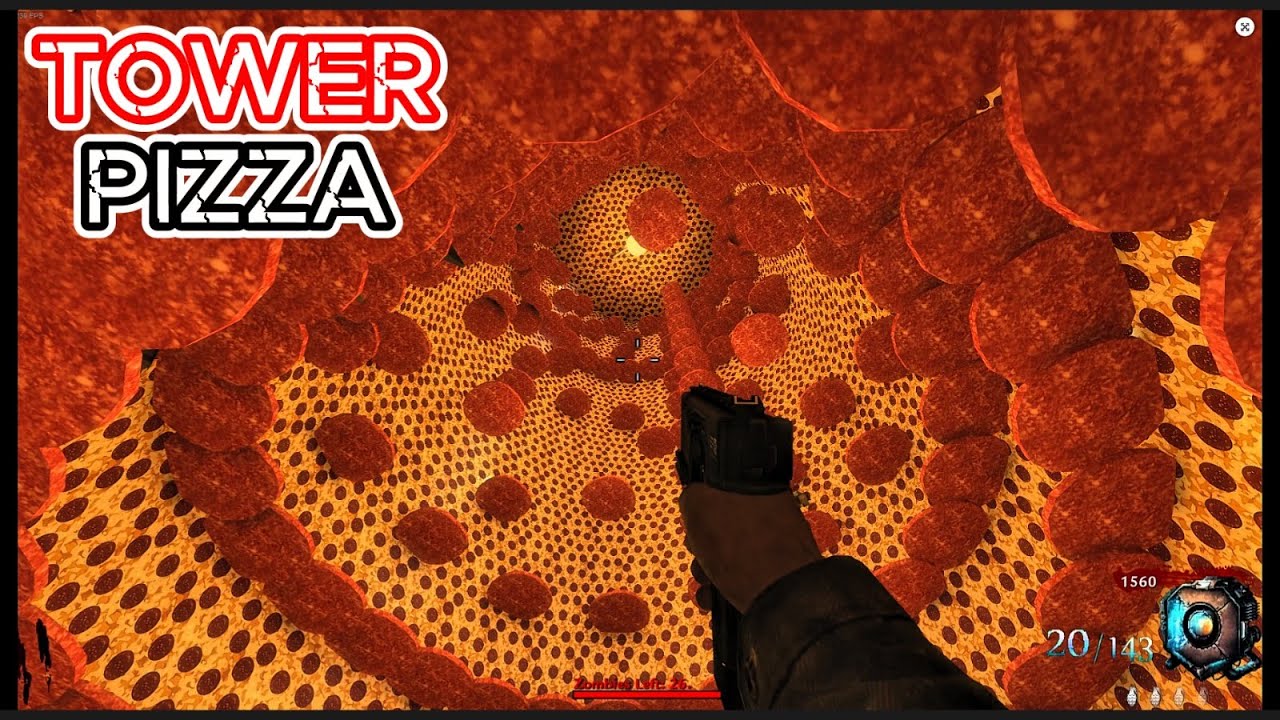 TOWER PIZZA CUSTOM MAP | WORLD AT WAR ZOMBIES ☠️💢 - YouTube