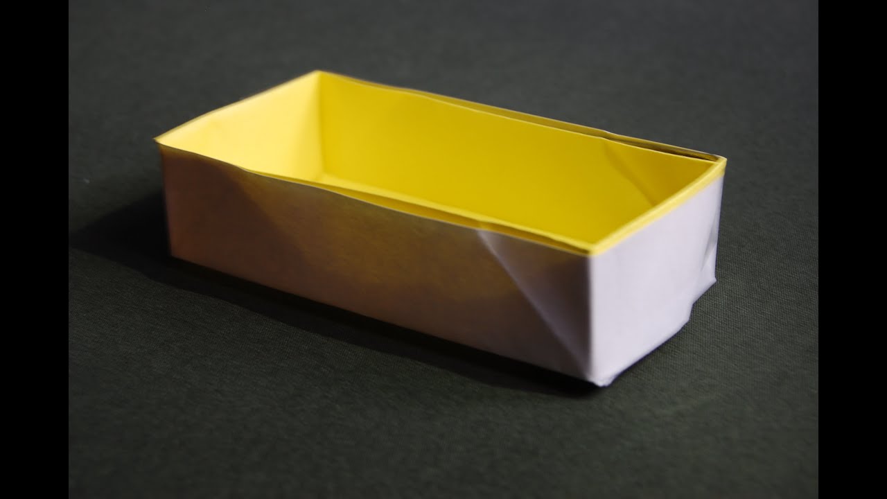 Easy Origami Box - YouTube