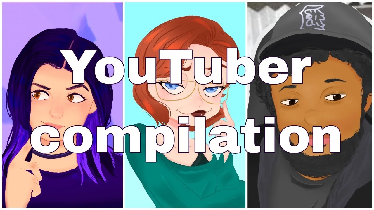 Drawing random YouTubers (art compilation) - YouTube
