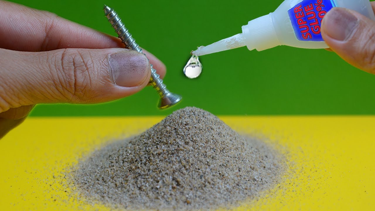 Mix Super Glue and Sand! You Will Be Amazed With The Results! - YouTube