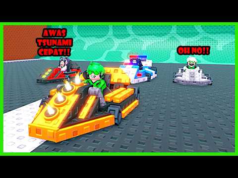 Aku Beli Go Kart Tercepat Untuk Selamatkan Diri Dari Tsunami - Roblox +1 Speed Go Kart Escape