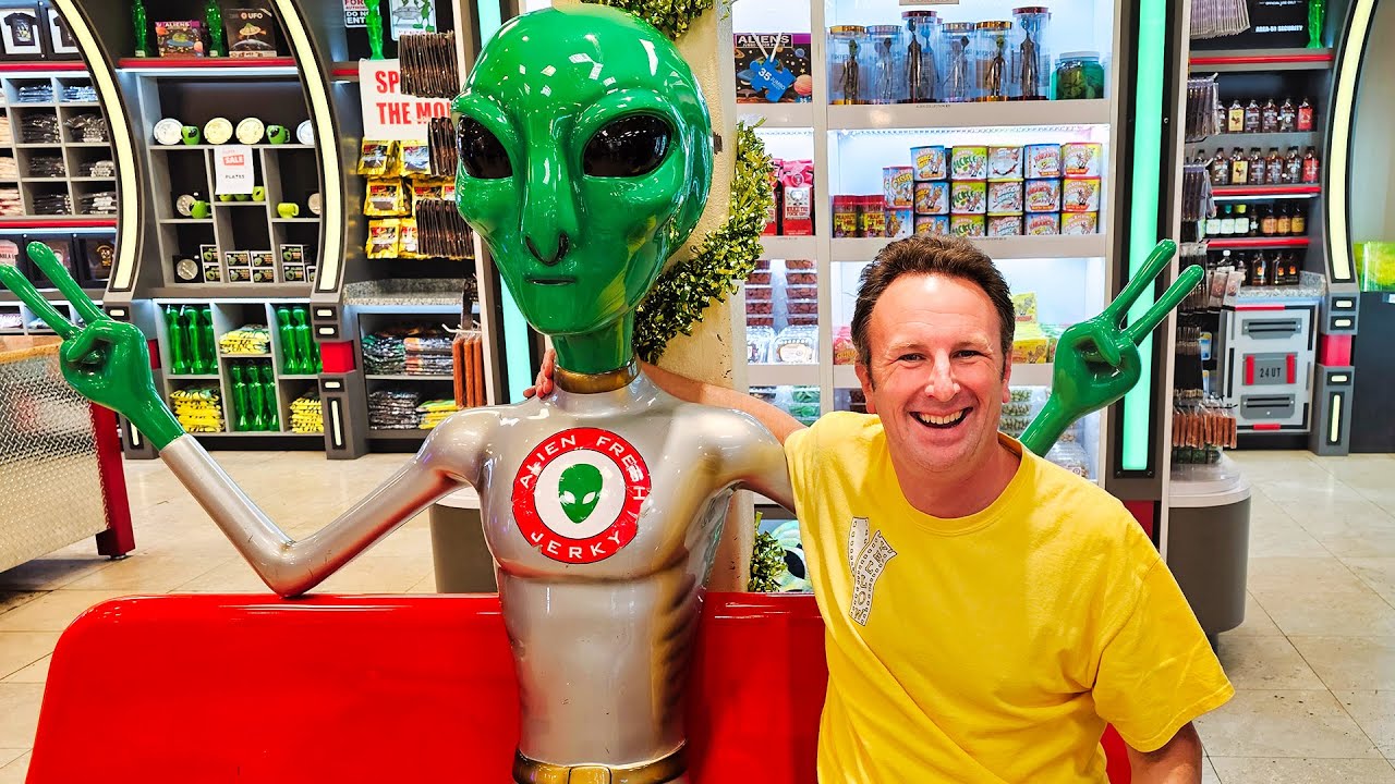 ALIEN FRESH JERKY: Quirky Roadside Stop Near Las Vegas - YouTube