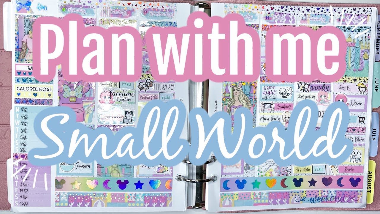 Plan with me Small World - YouTube