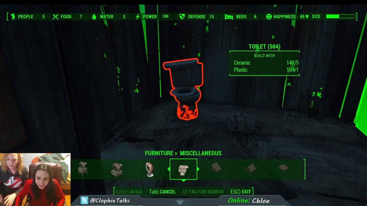 ClophieTalks: Fallout 4, Do You Want To Build An Outhouse? - YouTube