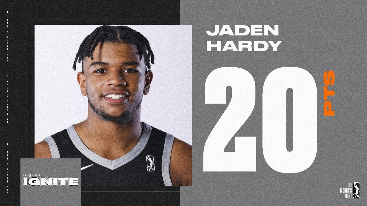 Jaden Hardy (20 points) Highlights vs. Oklahoma City Blue - YouTube