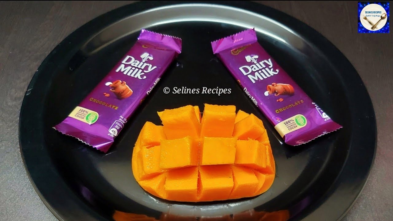 How to make Mango Milkshake |5 Minute Recipe | Chocolate Mango ...