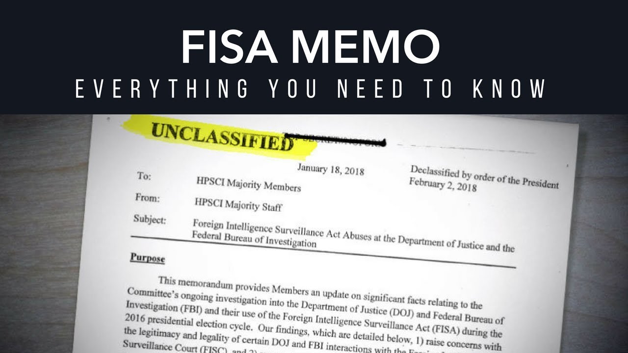 FISA Memo | Everything You Need To Know - YouTube