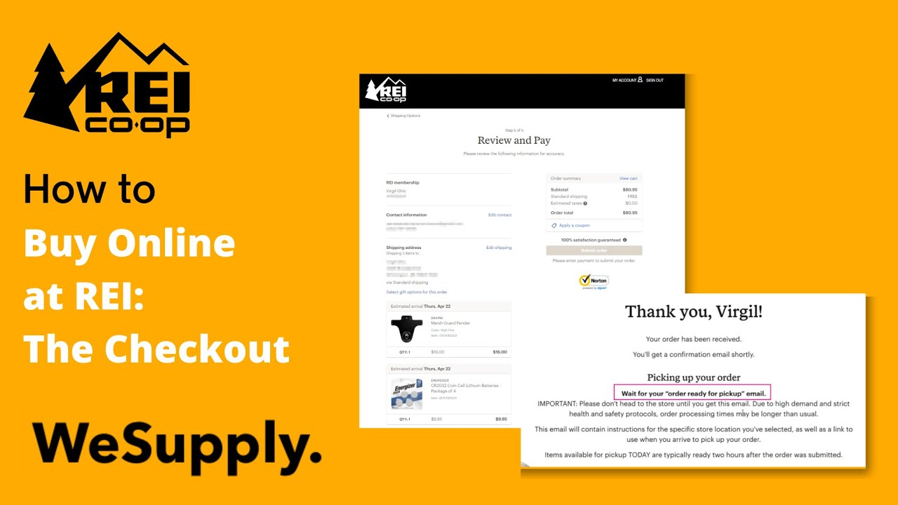 How to Buy Online at REI: The Checkout - YouTube